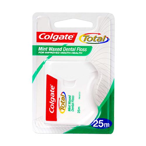 Colgate Mint Waxed Dental Floss 25m – BulkPantry