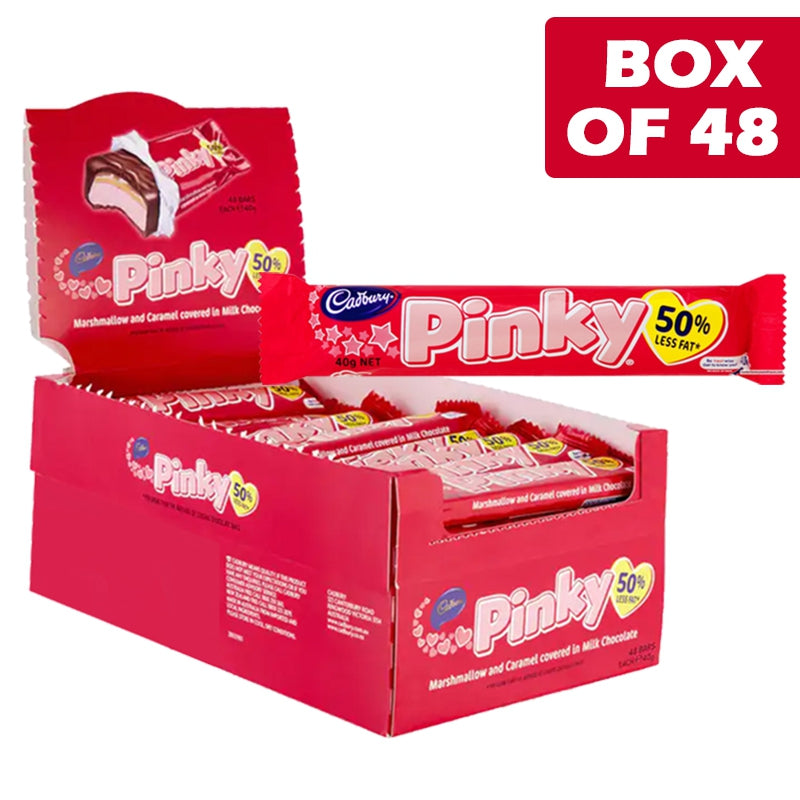 Cadbury Pinky Chocolate & Marshmallow Bar 45g – BulkPantry