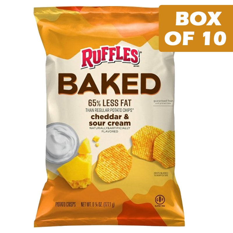 Ruffle Baked Sour Cream 170g – BulkPantry