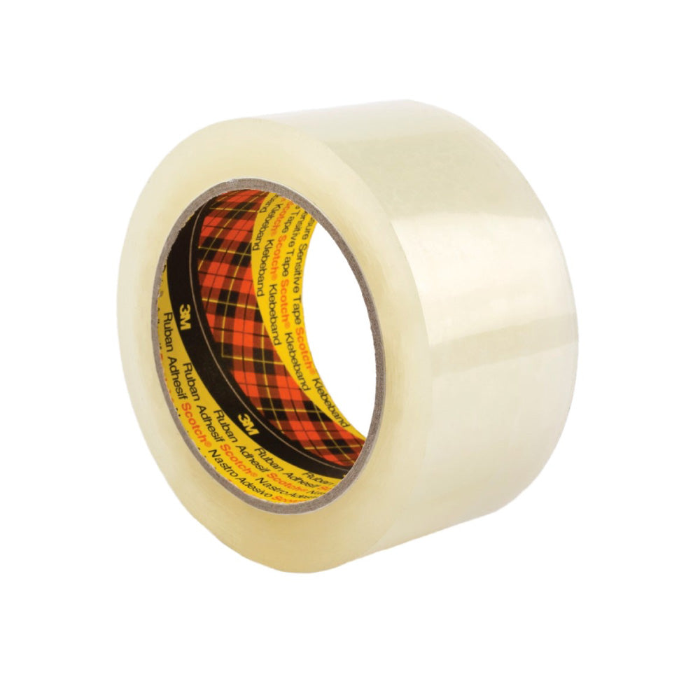 6x 3M Scotch Clear Packaging 370 Tape 48mmx75m Strong Packing Moving A ...