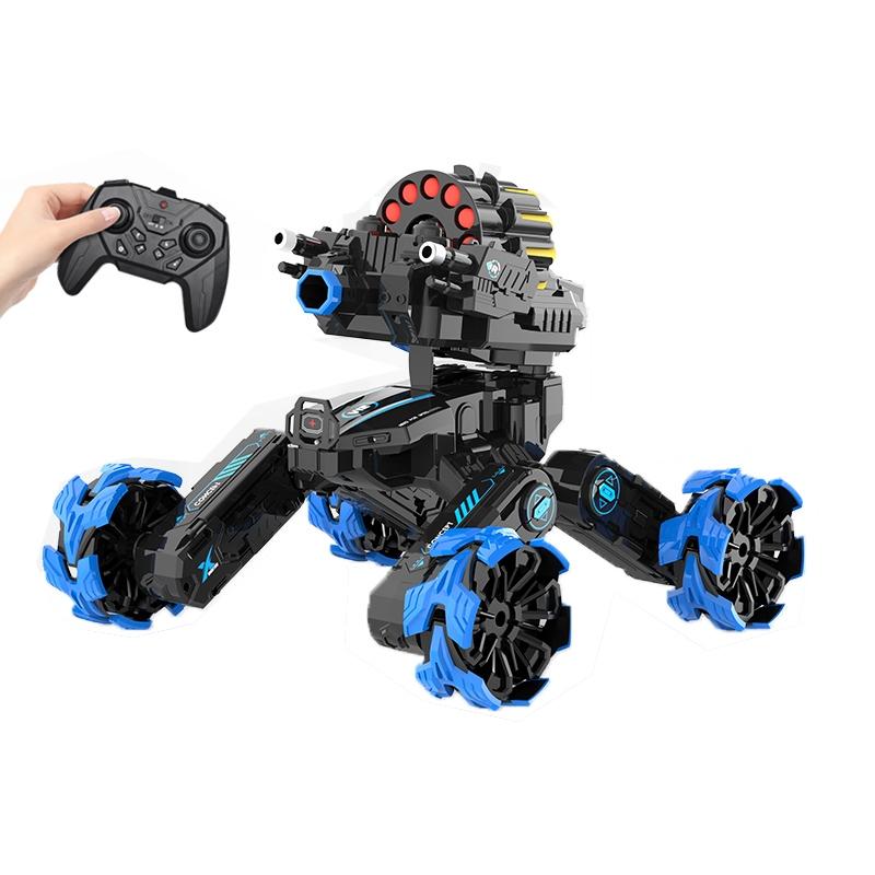 Remote Control Car with Soft Bomb - Four-wheel Battle Blooming Tire Sp ...