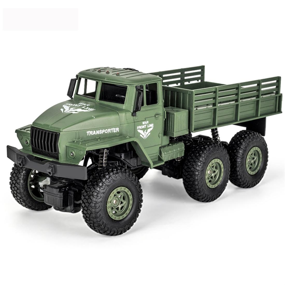 2.4ghz 4ch Remote Control Dongfeng 7 Six-wheeled Armor Truck Toy - Gre ...