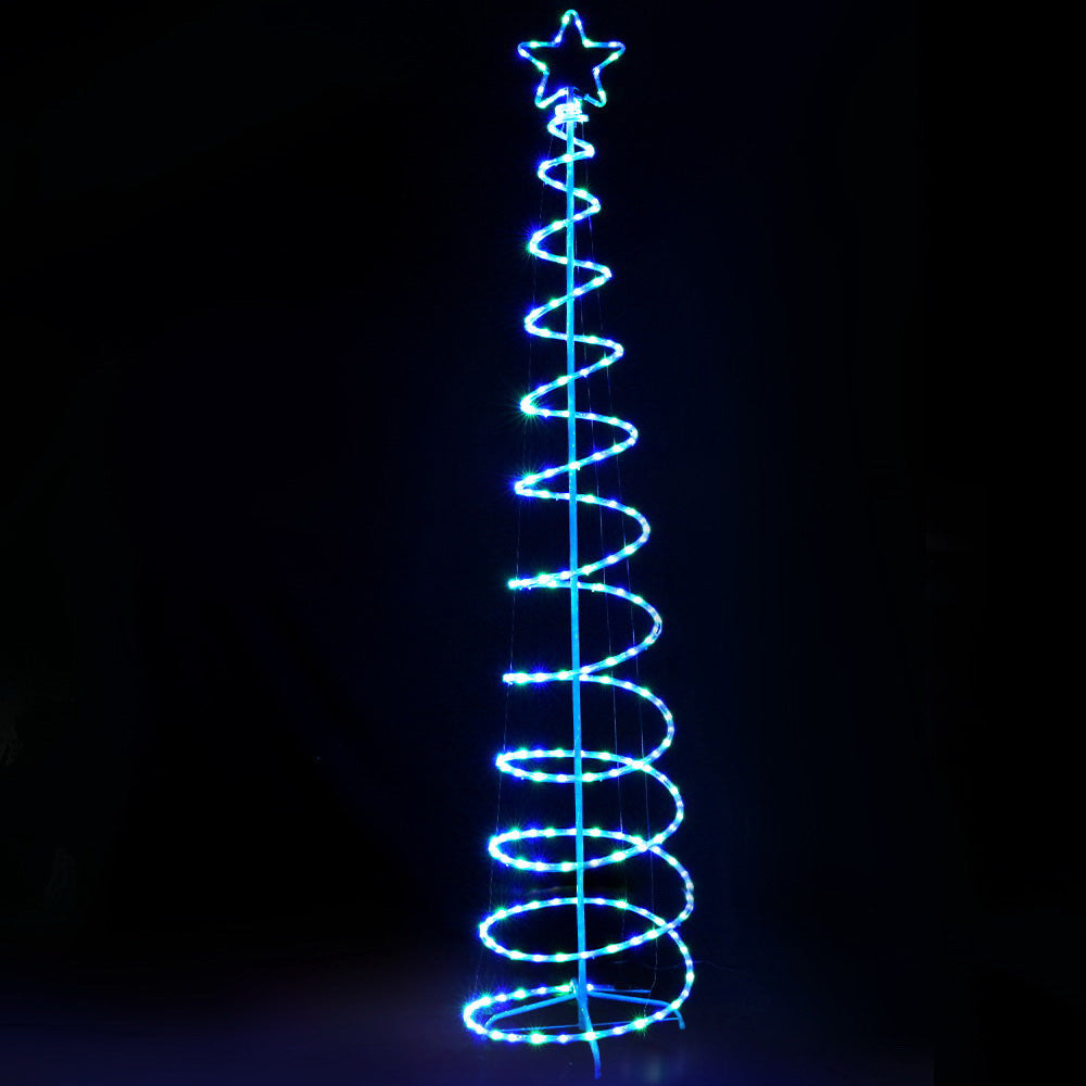 2.4M Christmas Tree LED Solar Motif Lights Jingle Jollys – BulkPantry
