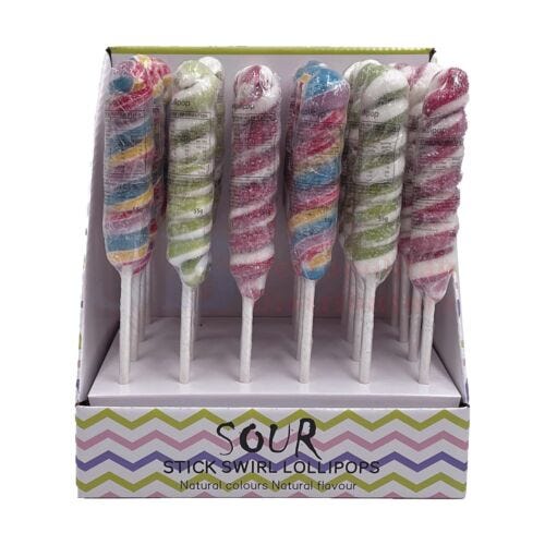 Stick Swirl Lollipop Sour 55g – BulkPantry