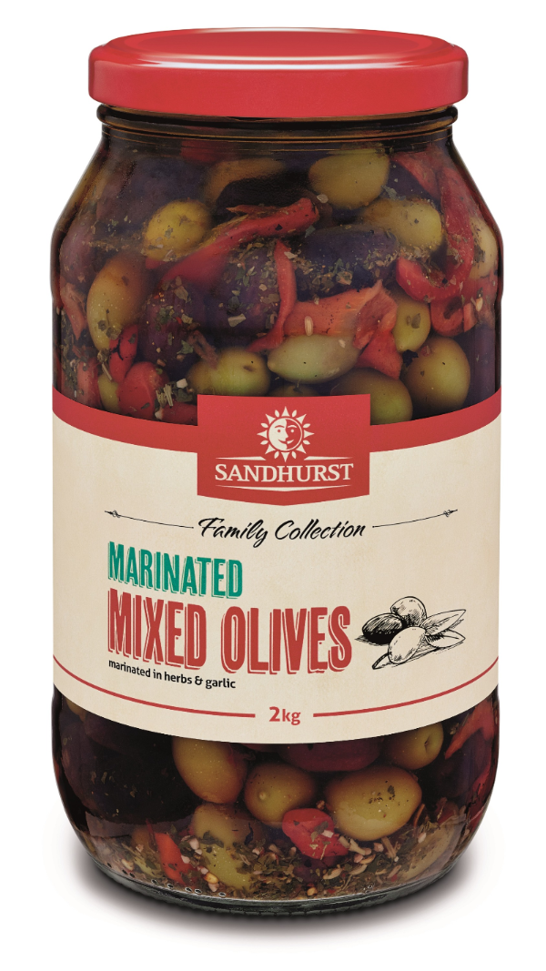 Olives Marinated Mixed 2Kg – BulkPantry