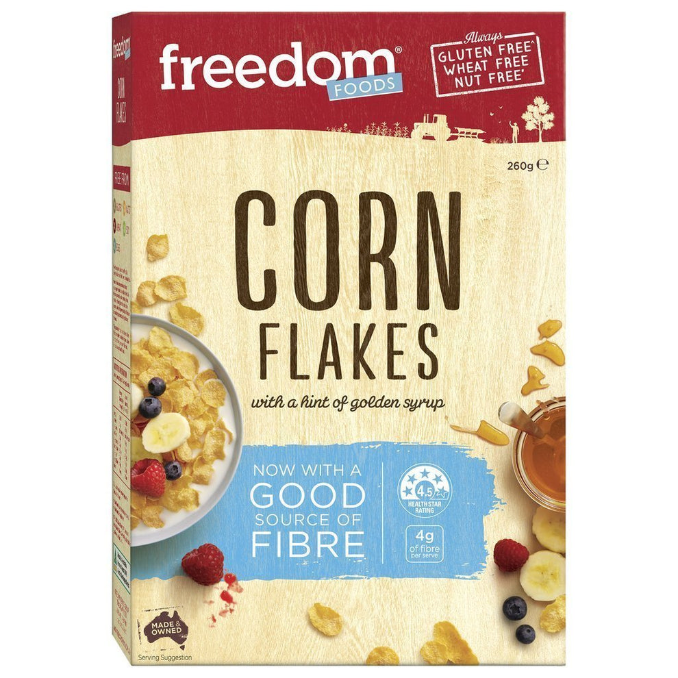 Freedom Gluten Free Corn Flakes 260G – BulkPantry